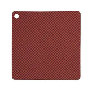 OYOY Placemat Checkerpack Of 2 - Red