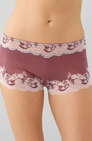 Wacoal Modern Affair Boyshorts - Rose Brown/cradle Pink