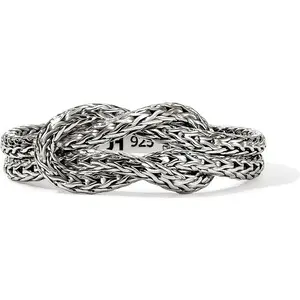 John Hardy Sterling Love Knot Ring - Silver