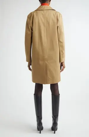 Saint Laurent Cotton Gabardine Trench Coat