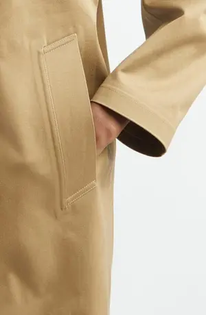 Saint Laurent Cotton Gabardine Trench Coat