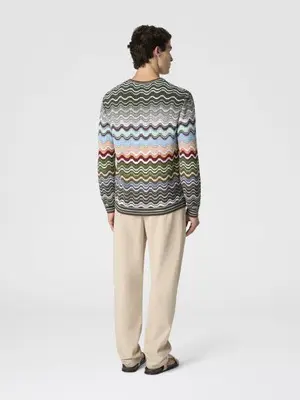 Missoni Crew-neck Chevron Pullover - Multicoloured