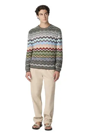 Missoni Crew-neck Chevron Pullover - Multicoloured