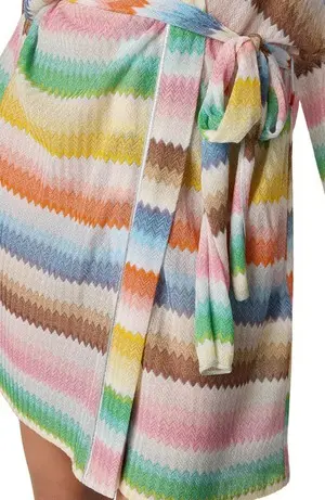 Missoni Short Cover-up With Dégradé Zigzag Pattern - Multicoloured