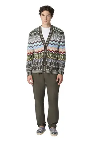 Chevron Cardigans For Men
