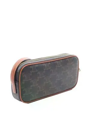 Celine 2022 Mini Triomphe Coated Canvas Camera Bag