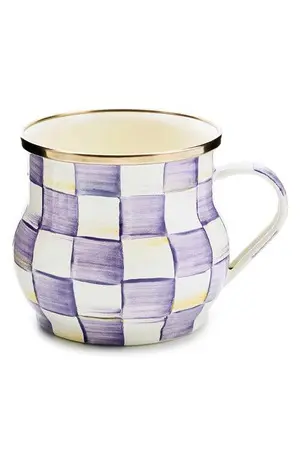MACKENZIE-CHILDS Check Mug - Violet