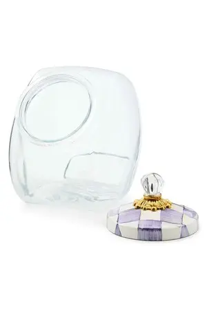 MACKENZIE-CHILDS Sweets Jar With Check Lid