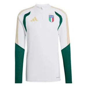 Adidas Italy National Team Fifa World Cup 2026 Tiro Quarter-zip Training Top - White