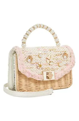 Dune London Woven Rattan Shoulder Bag