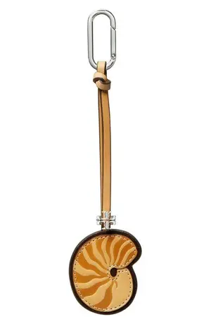 Tory Burch Snail Shell Bag Charm - Beige Multi