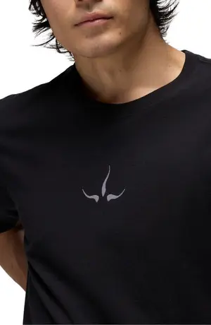 Prana Heritage Logo Organic Cotton Graphic T-shirt - Black