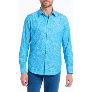 Men's Robert Graham Blue Shirts
