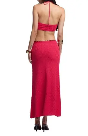 CAPITTANA Carla Crochet Flower Cover-up Dress