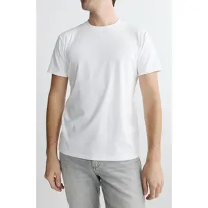 DL1961 Stretch Cotton Rib Crewneck T-shirt - White