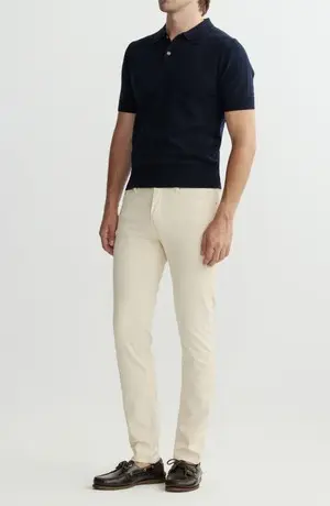 DL1961 Cotton & Cashmere Polo - Navy