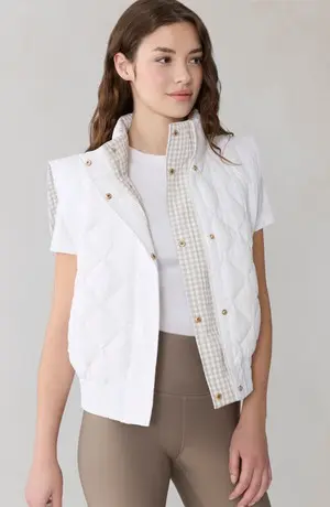 Soia & Kyo Brenna Quilted Reversible Vest