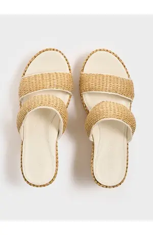 Marion Parke Amelia Platform Sandals - Ivory