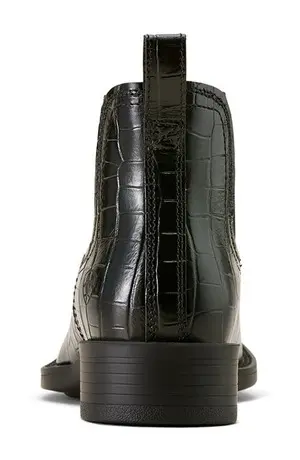 Ariat Booker Wide Square Toe Western Chelsea Boot - Black