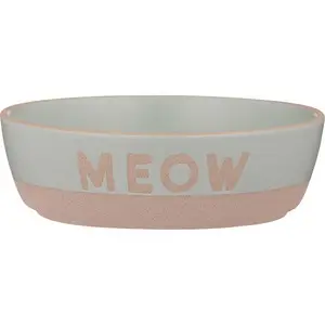 MASON CASH Meow Cat Bowl - Multicolored