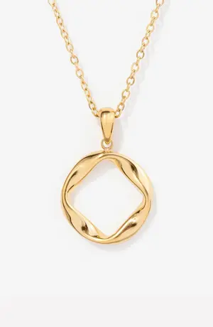 LITTLE SKY STONE Twisted Infinity Pendant Necklace - Gold