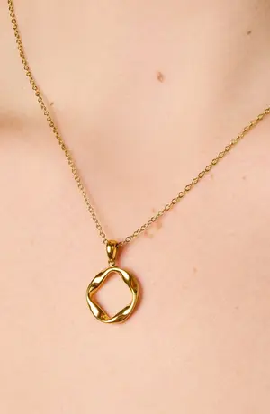 LITTLE SKY STONE Twisted Infinity Pendant Necklace