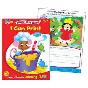 TREND ENTERPRISES, INC. Reusable Learning Book With Crayons