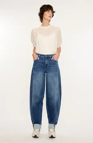KANCAN Maeby Knit Horseshoe Jeans