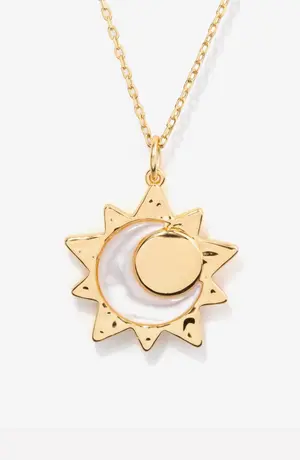 LITTLE SKY STONE Eclipse Charm Necklace