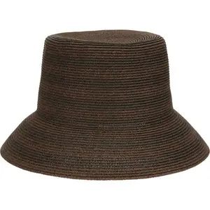 San Diego Hat Ultra Braid Straw Bucket Hat - Brown
