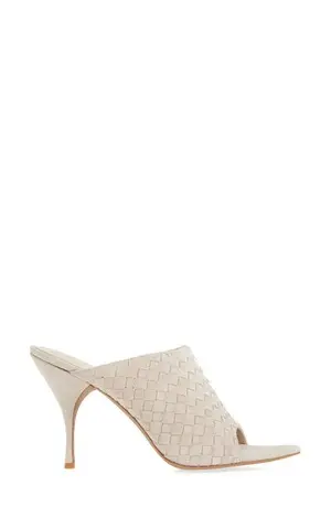 Jeffrey Campbell Bonsoir Slide Sandal - Bone Suede