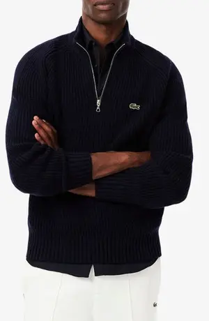 Lacoste Ribbed Knitwear For Men