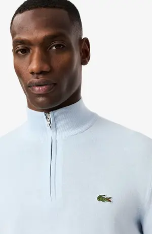 Lacoste Regular Fit Quarter-zip Sweater - Rill
