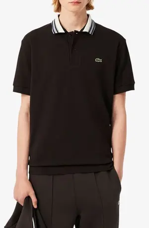 Lacoste Half Placket Polos For Men