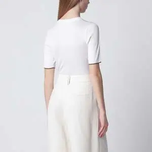 Brunello Cucinelli Knit Top In Cashmere And Silk