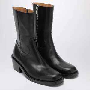 Dries Van Noten Leather Ankle Boots