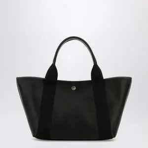 Balenciaga Biarritz Leather Shopping Bag - Black