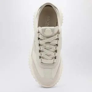 Moncler Canvas And Leather Lace Up Sneakers