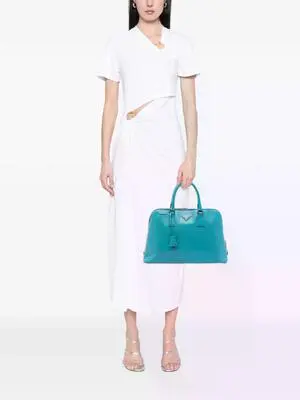 Prada Large Saffiano Lux Promenade Satchel