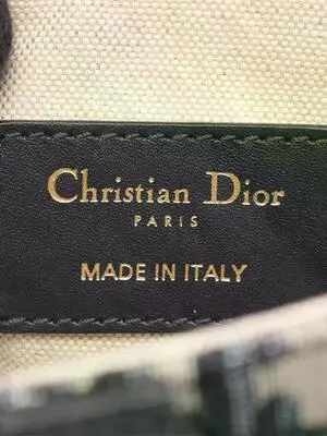 Dior 2010-2026 Mini Oblique Canvas Saddle Bag - Brown