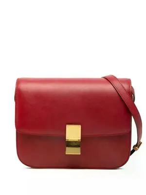Celine 2010-2025 Medium Classic Box Crossbody Bag - Red