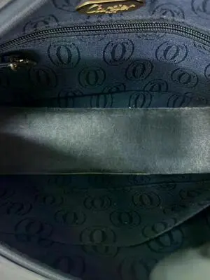 Cartier Leather Sapphire Crossbody Bag