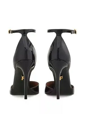 FERRAGAMO Patent Leather Pumps - Black