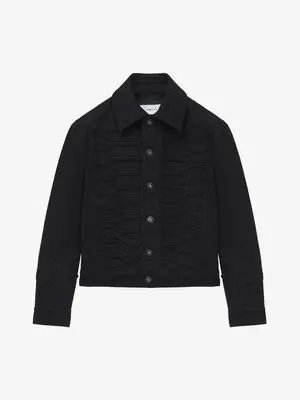 Alexander McQueen Frogging Detail Denim Jacket