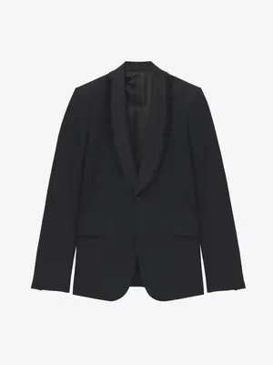 Alexander McQueen Frayed Lapel Single-breasted Jacket