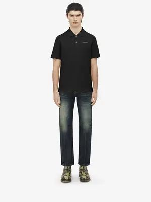 Alexander McQueen Logo Polo Shirt