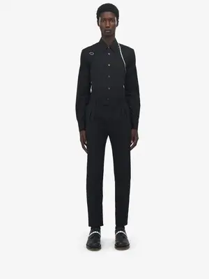 Alexander Mcqueen Pleated Bottoms For Men