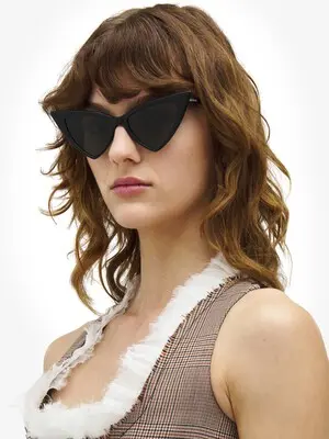 Alexander McQueen Spike Cat-eye Sunglasses