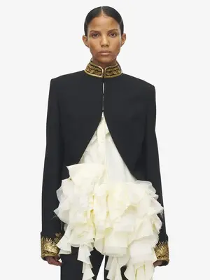 Alexander Mcqueen Embroidered Jackets For Women