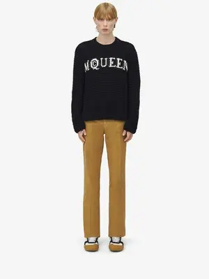 Alexander Mcqueen Textured Sweaters For Men